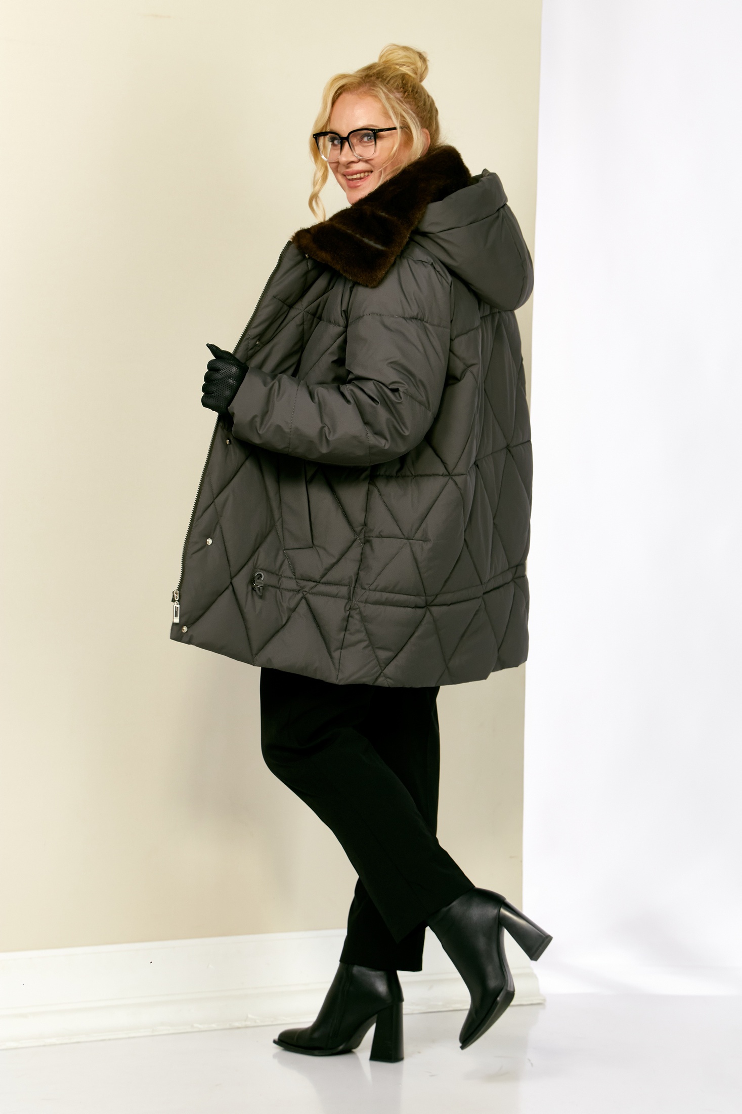 Куртка 2207 графит Shetti купить - 5% скидка | в наличии